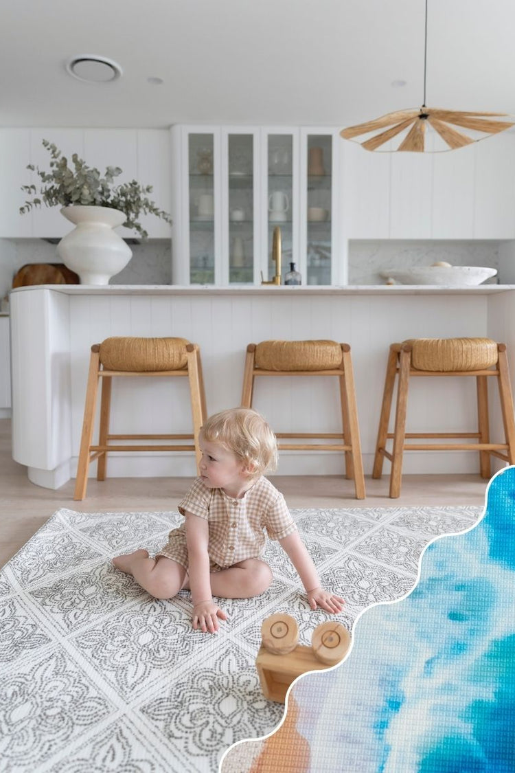 The Japandi Baby Play Mat Collection - Ruagbub Foam Padded Play Mats ...