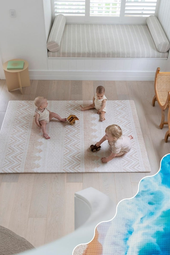 The Japandi Baby Play Mat Collection - Ruagbub Foam Padded Play Mats ...