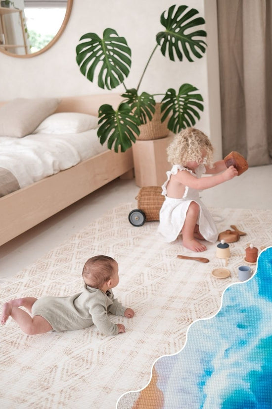 The Japandi Baby Play Mat Collection - Ruagbub Foam Padded Play Mats ...
